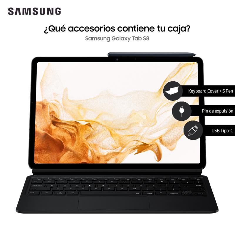 Tecno Buy - GALAXY TAB S8 + KEYBOARD COVER 11 256GB WIFI